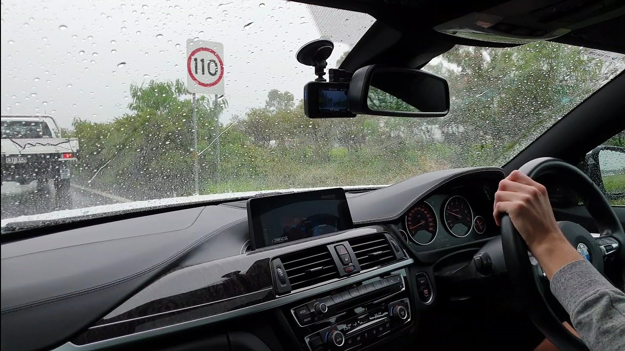 BMW 430i Drive in Rain Storm - YouTube