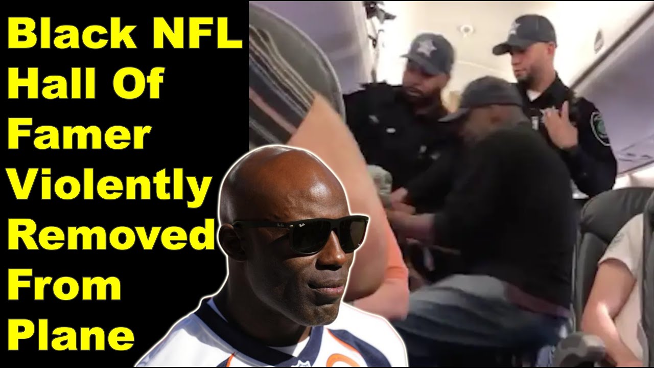 NFL star cries racism when dragged off plane after getting punked by ...