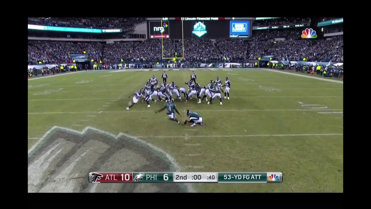 Long 53 Yard Field Goal From The Philadelphia Eagles Division Playoffs long-53-yard-field-goal-from-the-philadelphia-eagles-division-playoffs