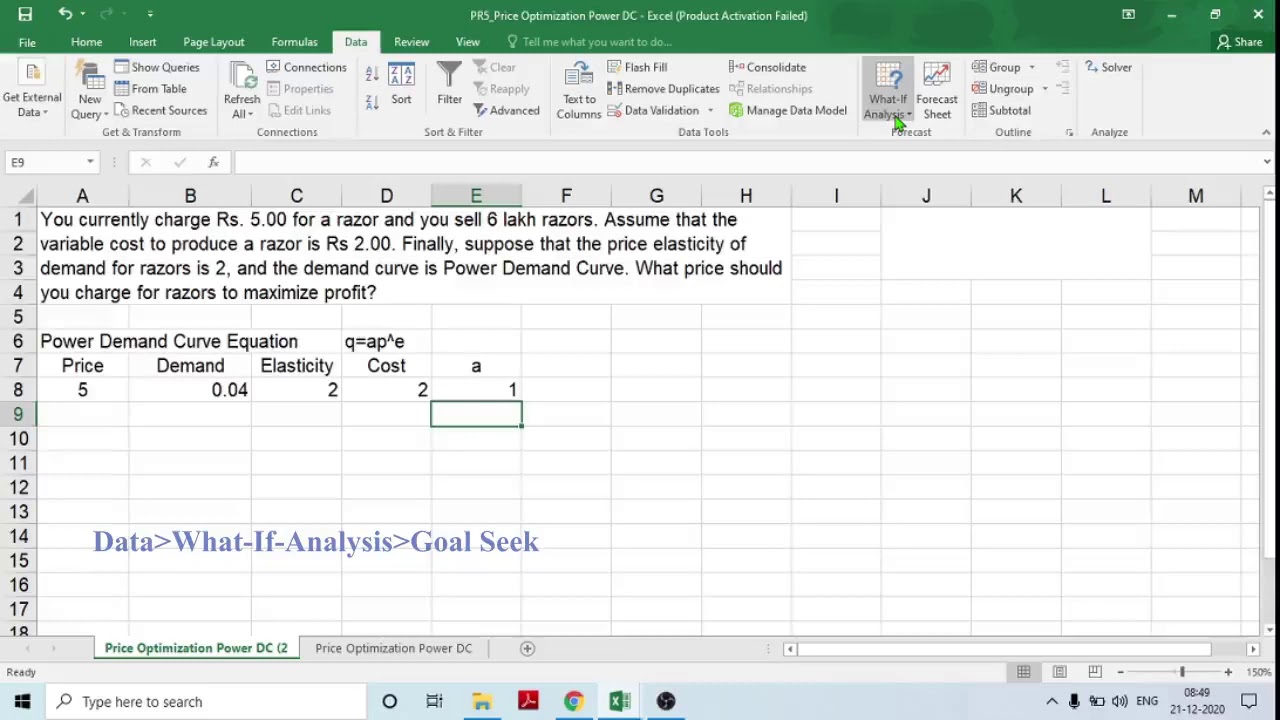 Profit Maximization using Power Demand Curve - YouTube