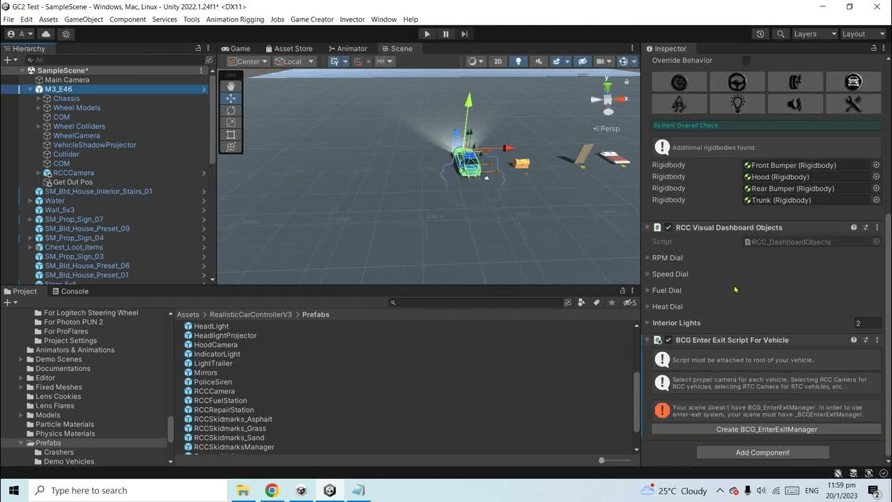 GC2 And RCC enter/exit car tutorial - YouTube