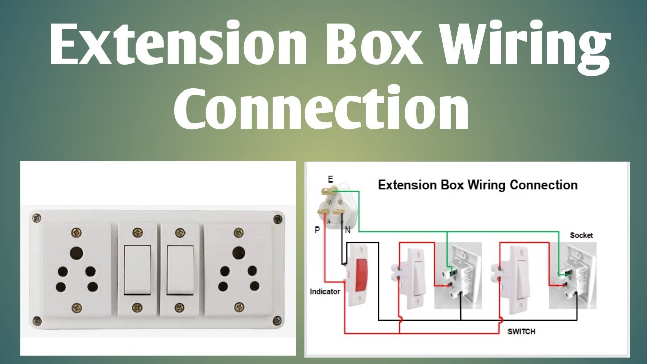 Extension Board Wiring Connection /Electric Board Wiring Connection ...