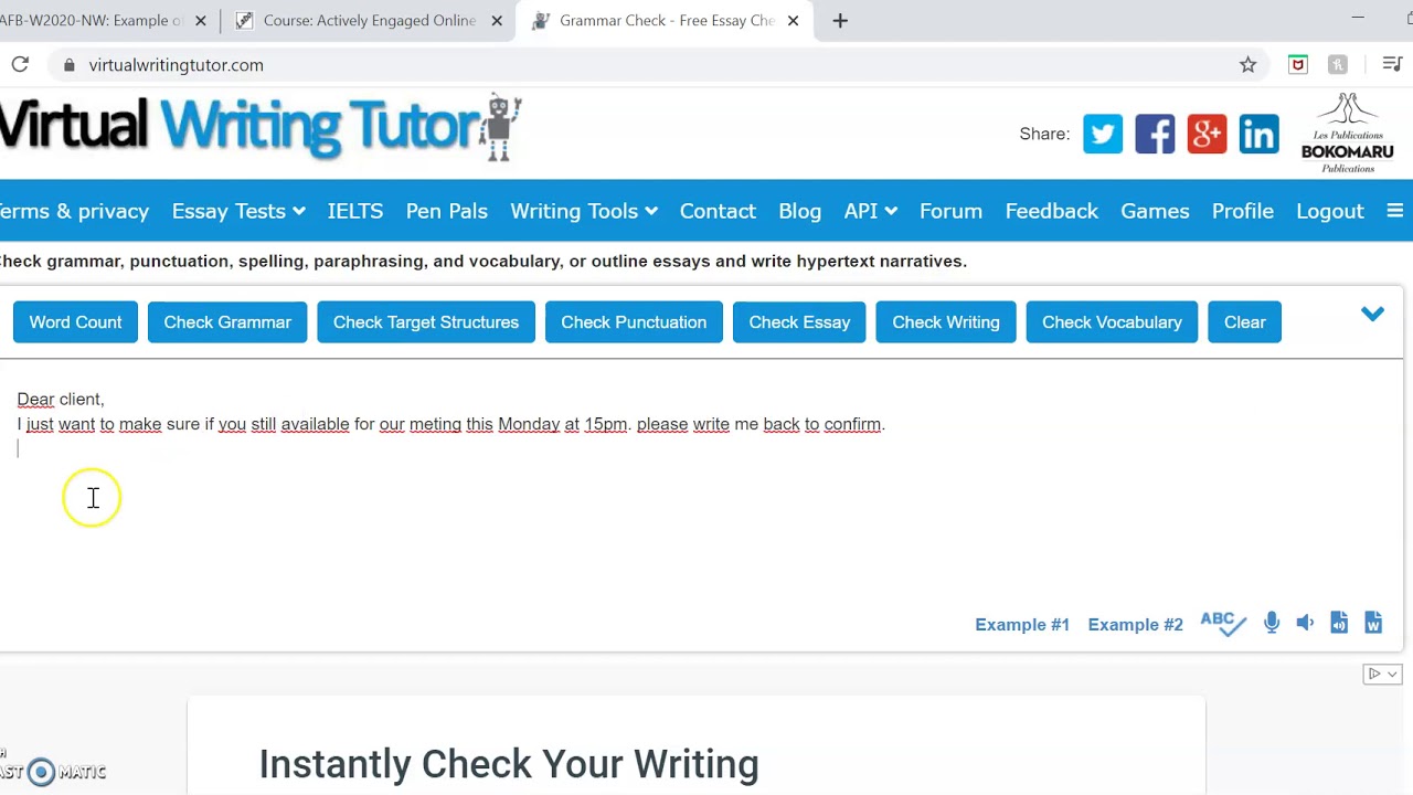 Virtual Writing Tutor tutorial by Raphaël Lagacé - YouTube