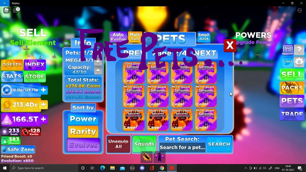 Free Pets giveaway ll Ninja legends 2 ll Roblox. - YouTube