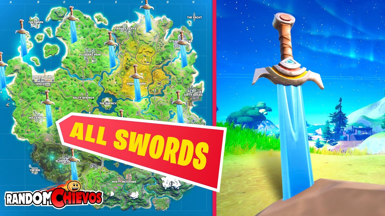 All SKYE'S SWORD Locations - Search Skye's Swords in high places (Skye ...