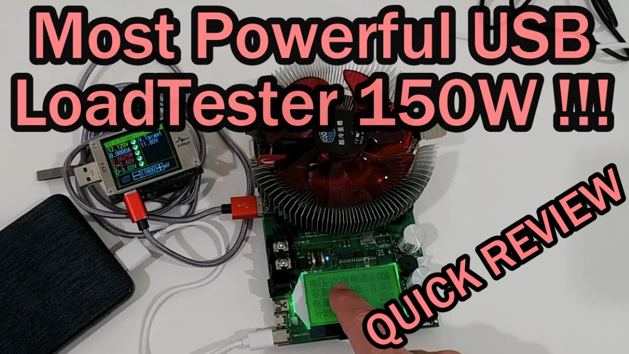 Most Powerful USB Tester (USB Meter MakerHawk 150W With QC Or PD ...