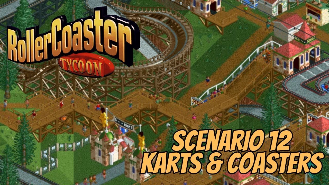 Let's Play Roller Coaster Tycoon Karts & Coasters - YouTube