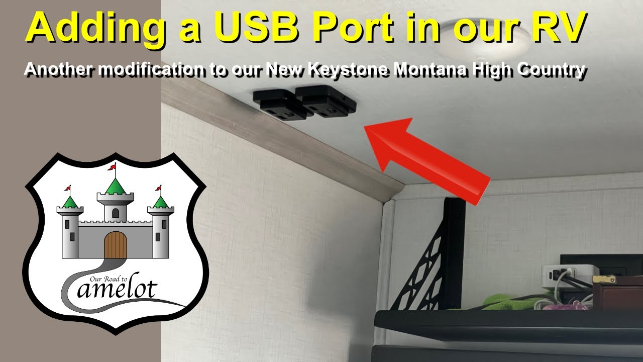 Adding 12v usb charging ports in the bedroom of our Keystone Montana ...