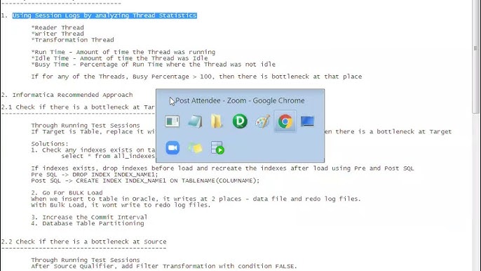 informatica performance tuning interview questions