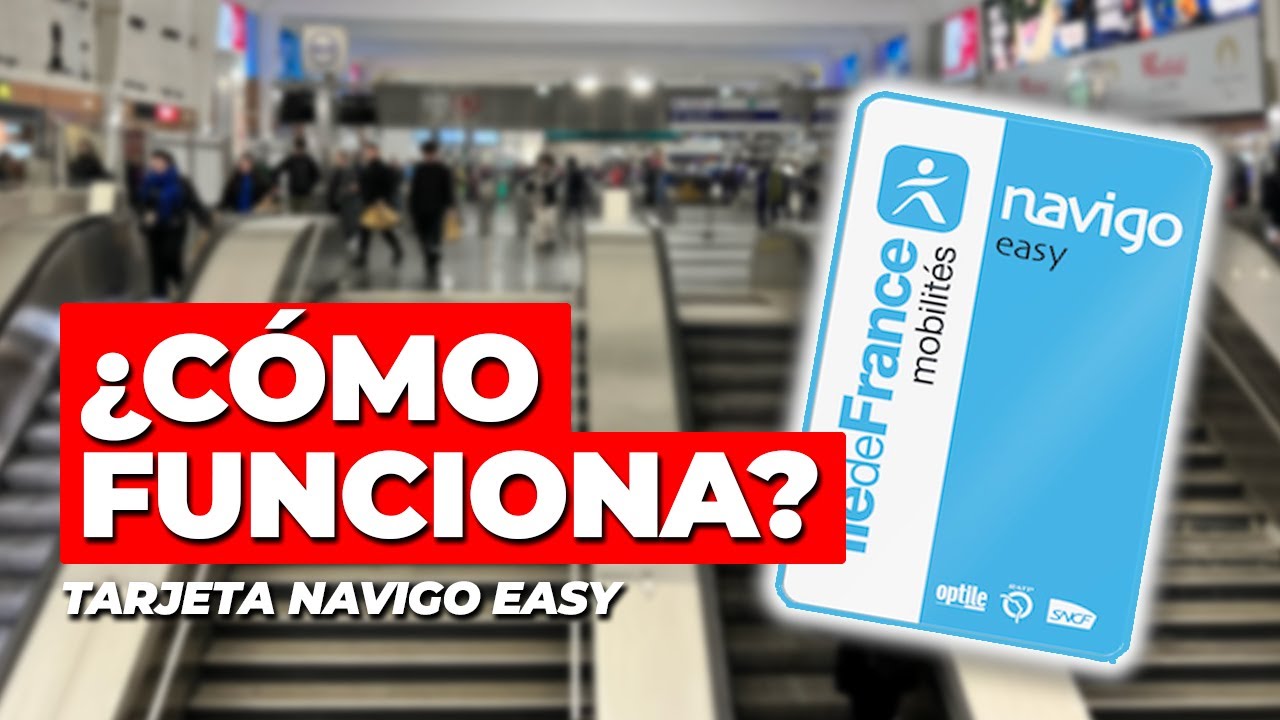 ¿Cómo funciona la tarjeta Navigo Easy en París? - YouTube