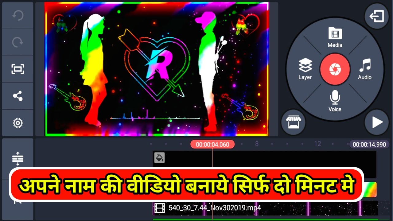 How to create colorful WhatsApp editing video | whatsApp status video ...