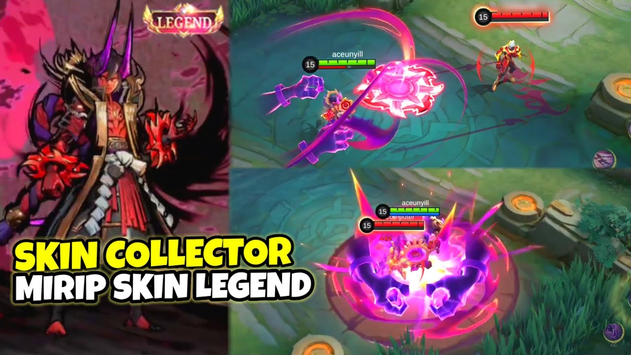 GAMEPLAY SKIN COLLECTOR DYROTH SAINGAN SKIN LEGEND FRANCO ! LEGEND ...