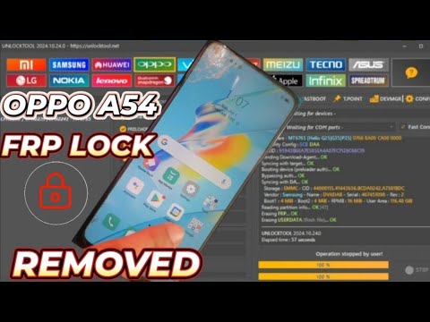How to Easily Bypass FRP on OPPO A54 Using Unlock Tool | Remove FRP ...