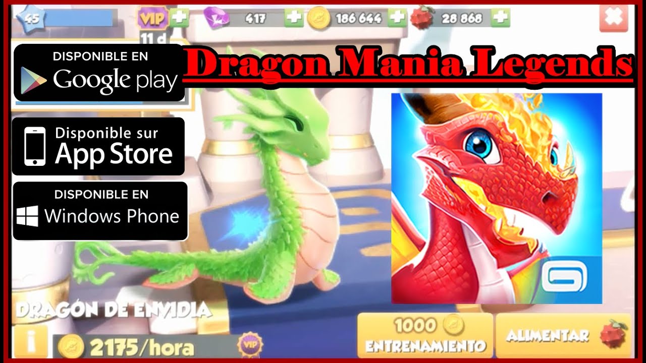 BONUS BOSS DRAGON | DRAGON MANIA LEGENDS | DRAGON DE ENVIDIA ...