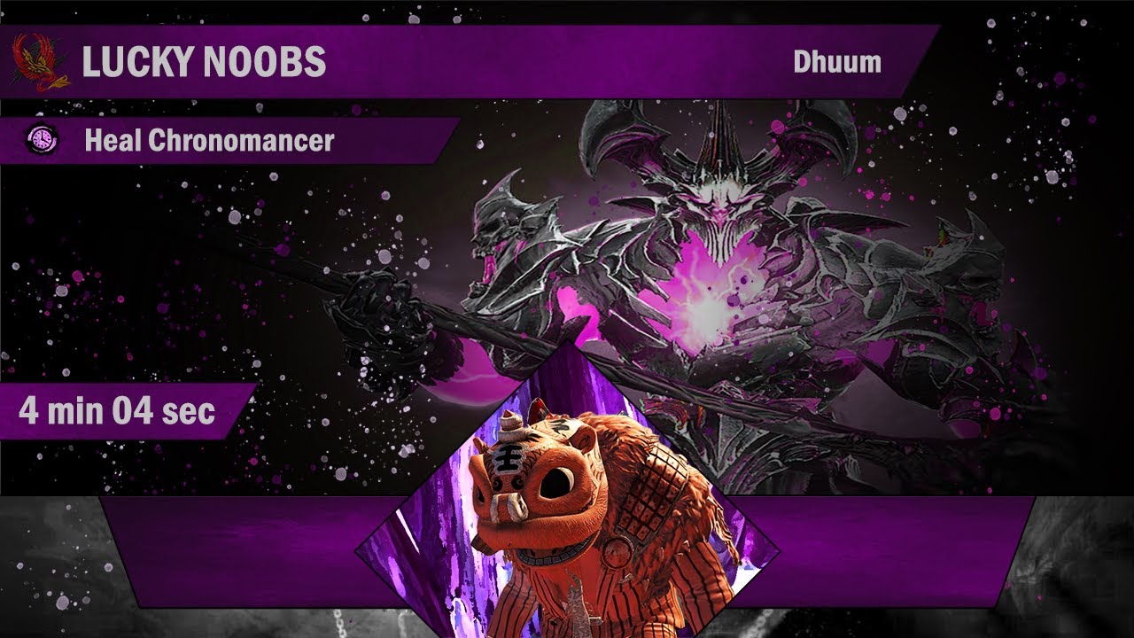 Lucky Noobs [LN] - Dhuum 4:04 - Heal Chronomancer - YouTube