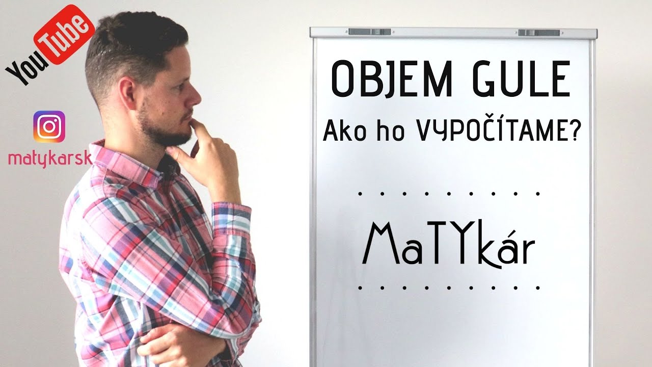 OBJEM GULE - ako ho VYPOČÍTAME? - YouTube