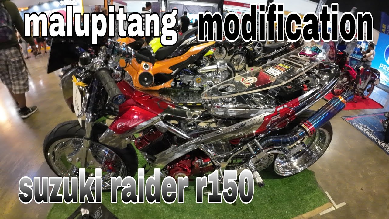 customized suzuki raider r150/ set up/ modified - YouTube