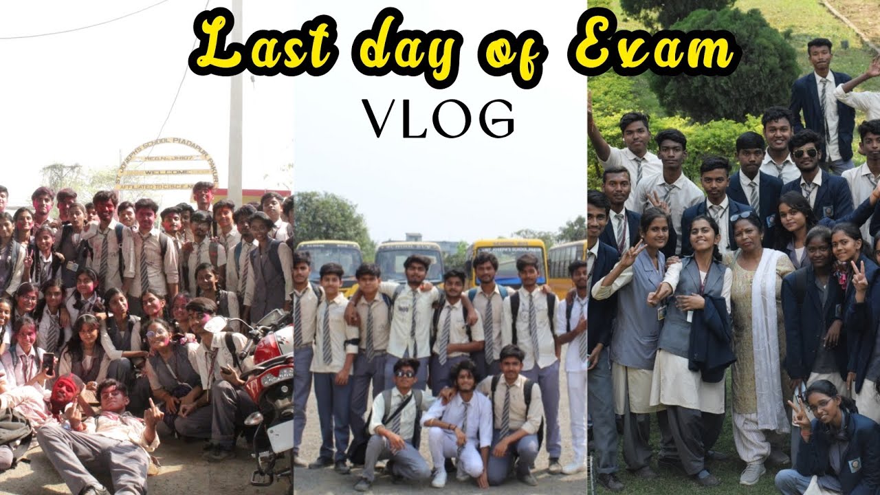 LAST DAY OF EXAM 📚 VLOG || 2022-23 Batch #lastday #friends #schoollife ...