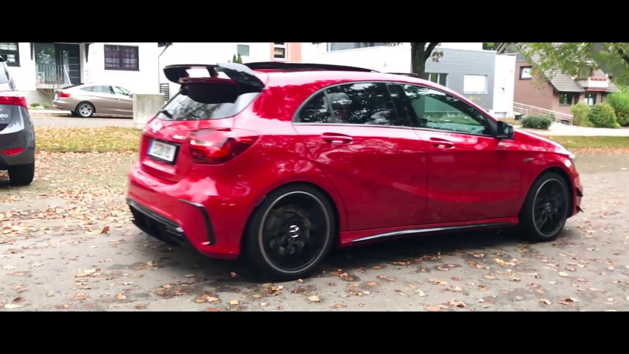 AMG Race Start / Launch Control Mercedes A45 AMG Slow Motion / Zeitlupe ...