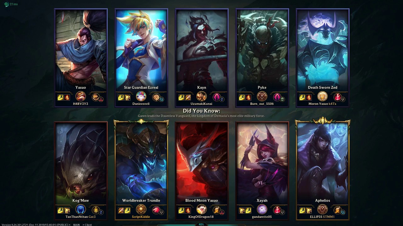 Gaming Time League Of legends - YouTube