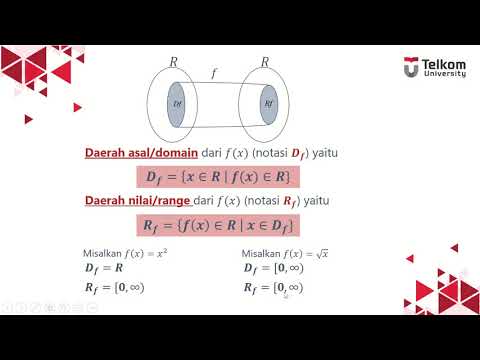 Kalkulus | Fungsi (Part 7) - Fungsi, Domain dan Range Fungsi - YouTube