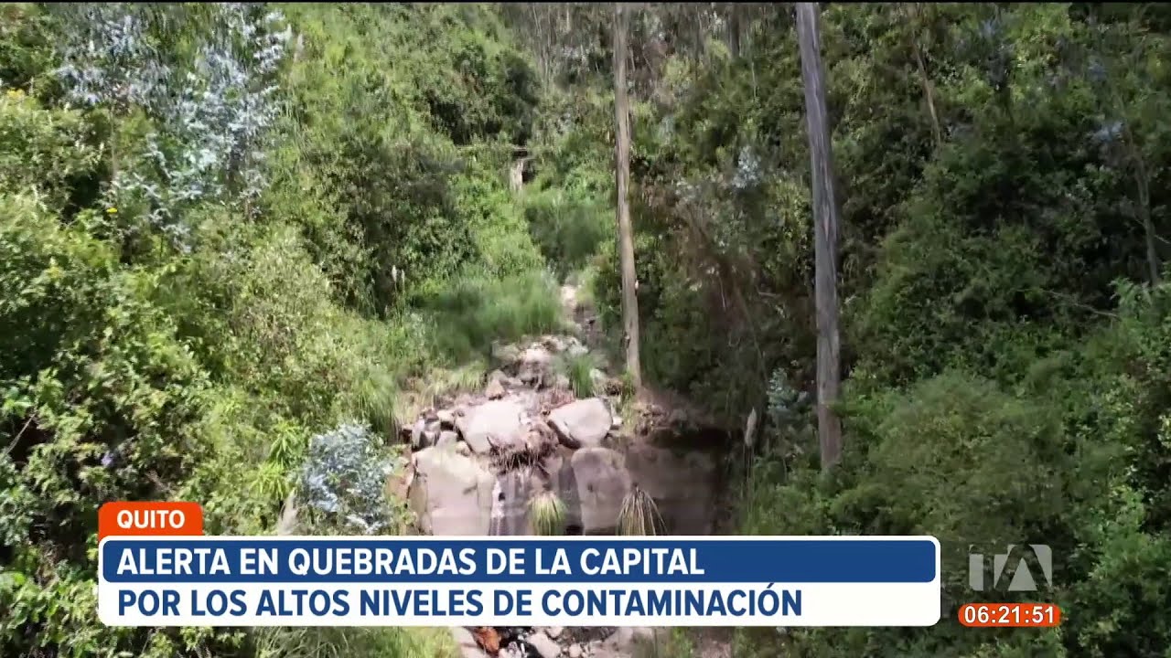 Quebradas de Quito en emergencia por contaminación de basura - YouTube