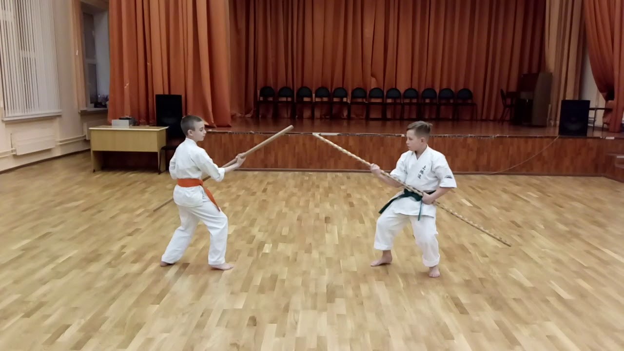 Matayoshi Kobudo Bo-jutsu Kumibo1 - YouTube