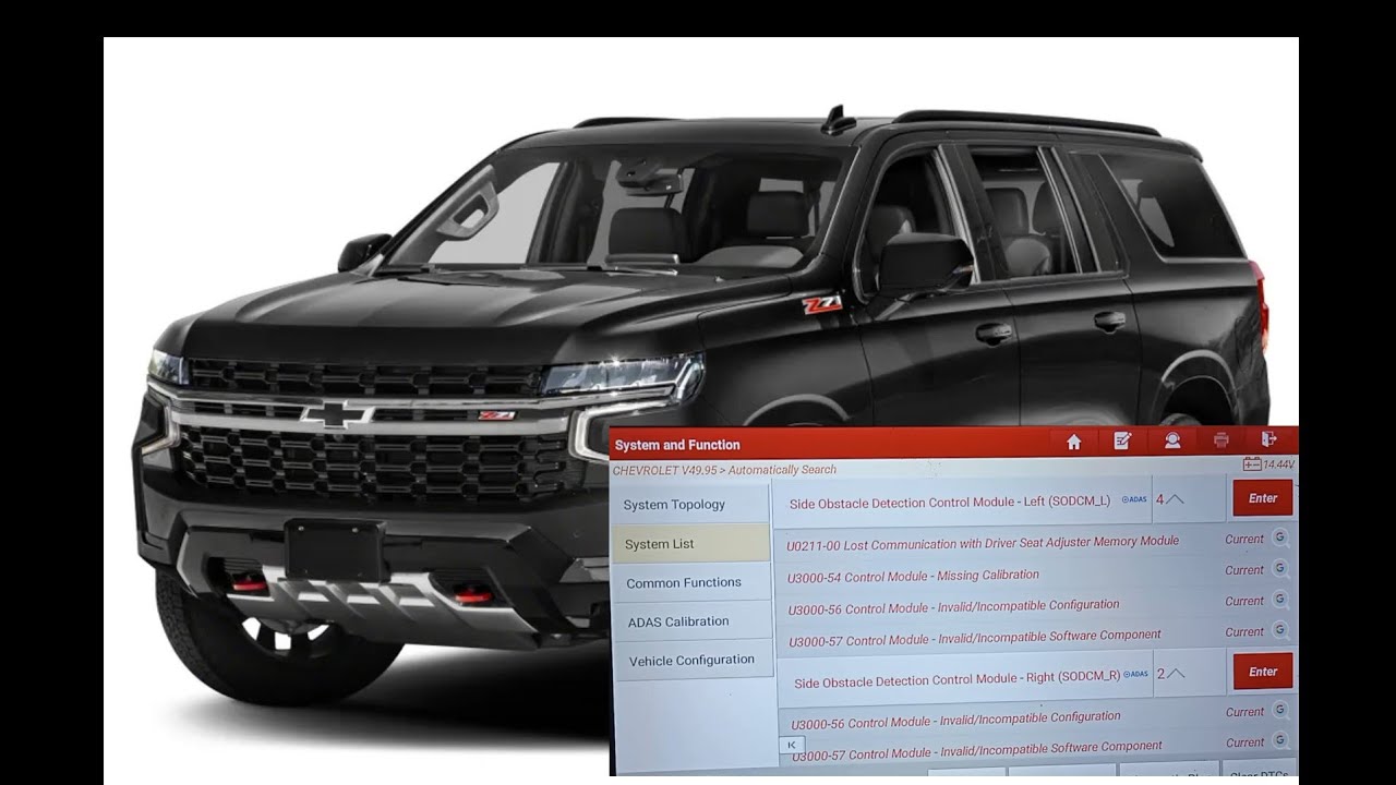 U3000-54 U3000-56 U3000-57 U0211-00 SIDE OBSTACLE DETECTION LEFT AND ...