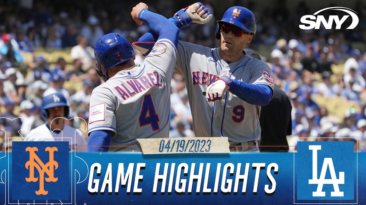 Brandon Nimmo's five-hit game, bullpen lead Mets to series win over Dodgers | Mets Highlights ...