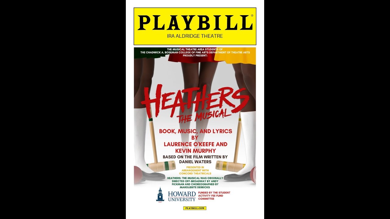 Heathers The Musical Playbill