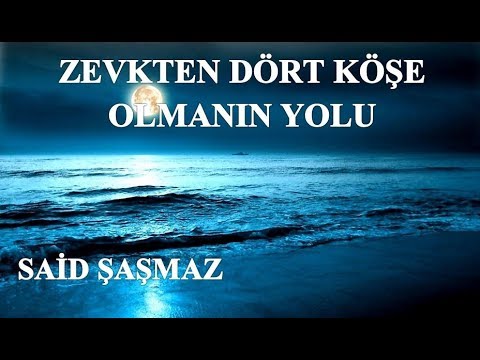 Said Şaşmaz - Zevkten Dört Köşe Olmanın Yolu