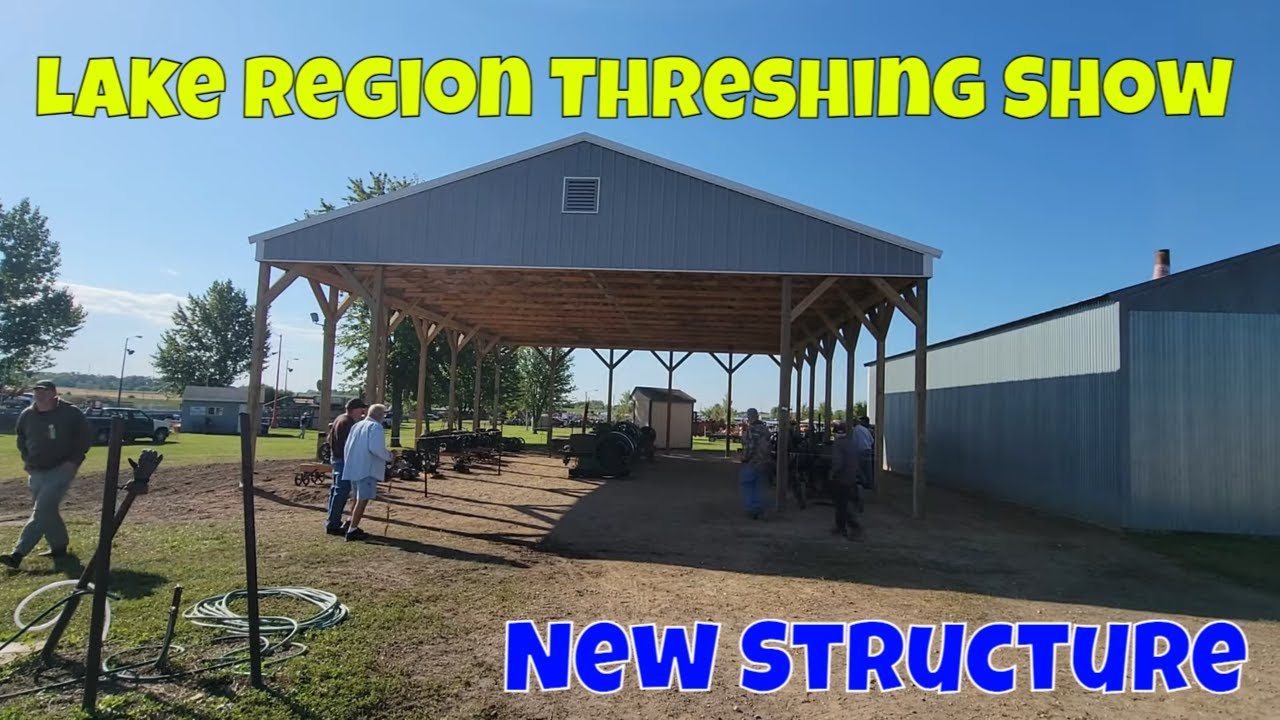 New Structure at the Lake Region Threshing Show in Dalton Minnesota ...