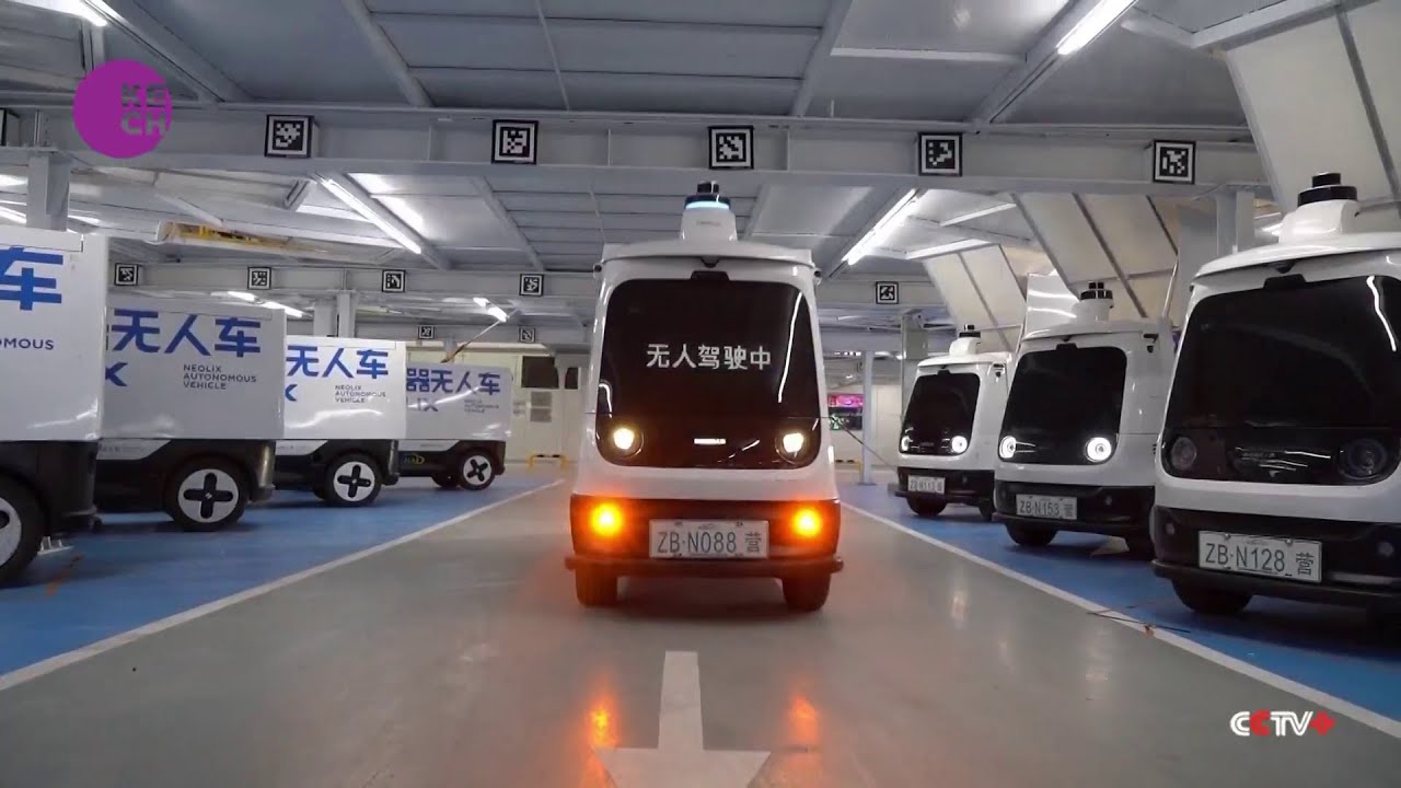 5.5G Technology Drives Self-Driving Vehicles in China - YouTube