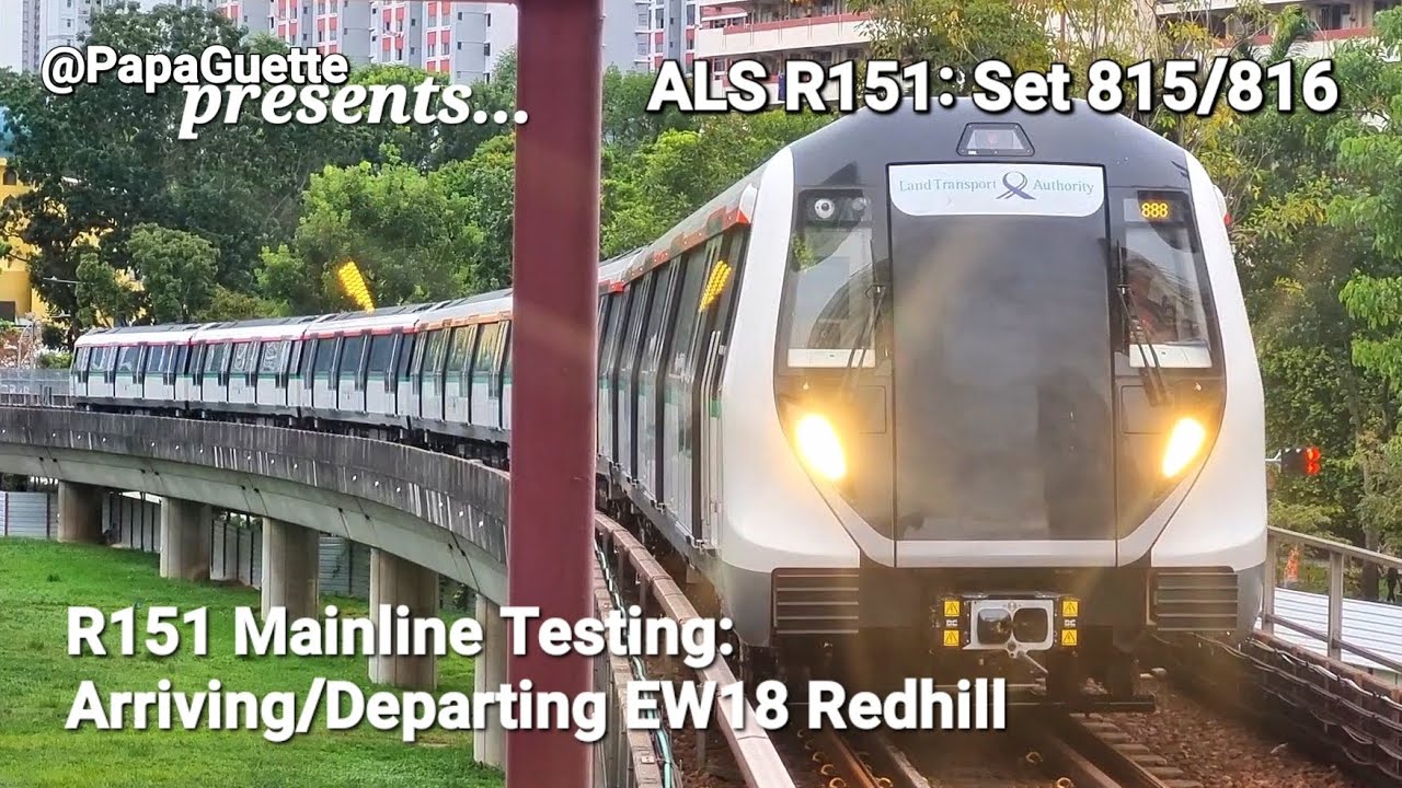 [R151 Mainline Testing/Meet-up] ALS R151 - Set 815/816 | Arriving ...