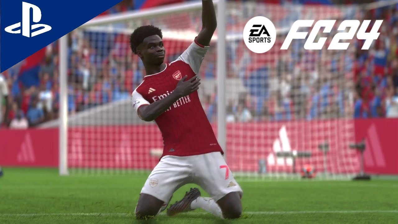 FC 24 | Saka Acrobatic Scorpion Kick Goal - YouTube