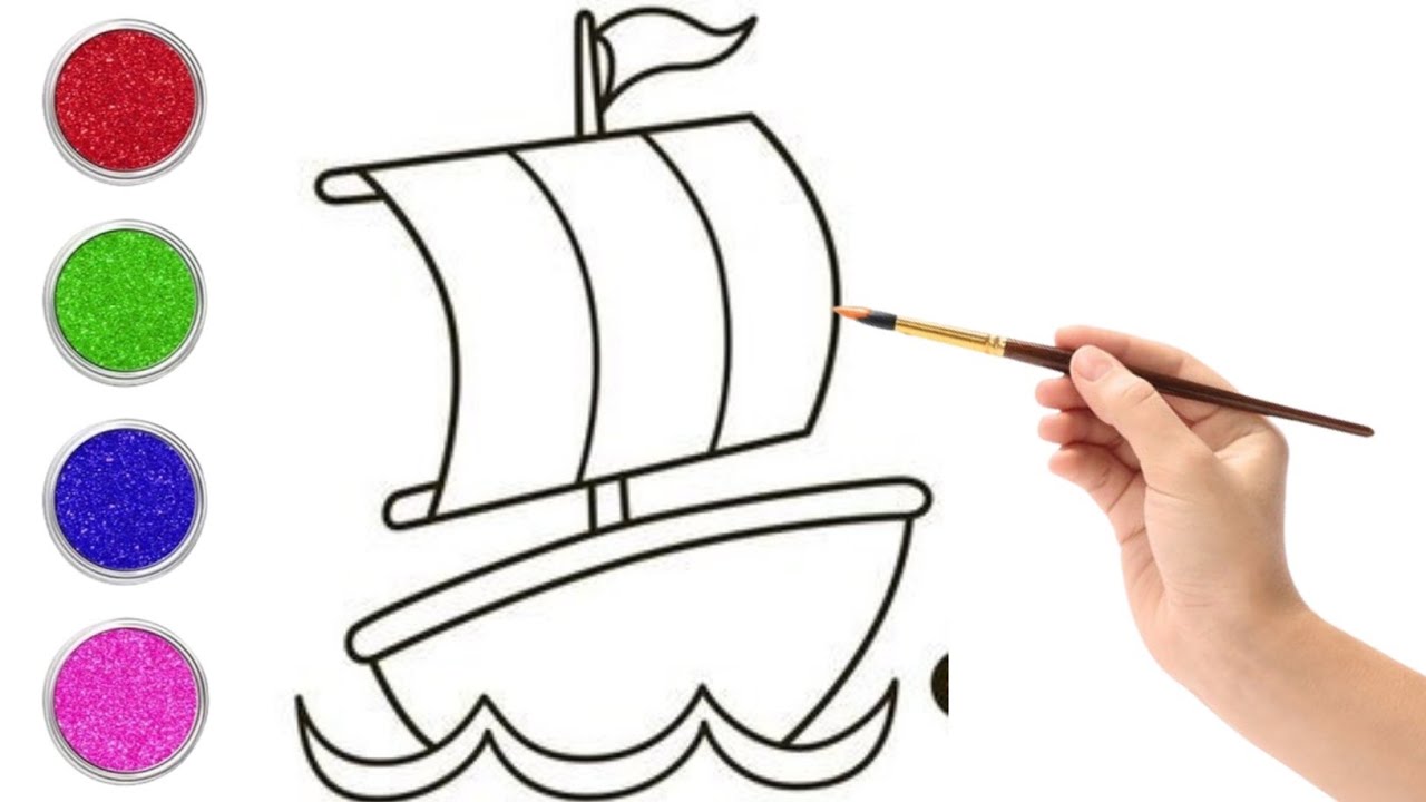 Ship Drawing Easy for Beginners, How to Draw a Ship with Some Lines ...