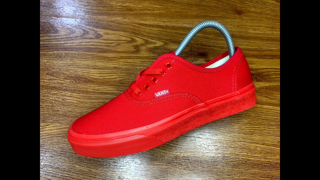 ALL RED-VANS ALL RED UNISEX - YouTube