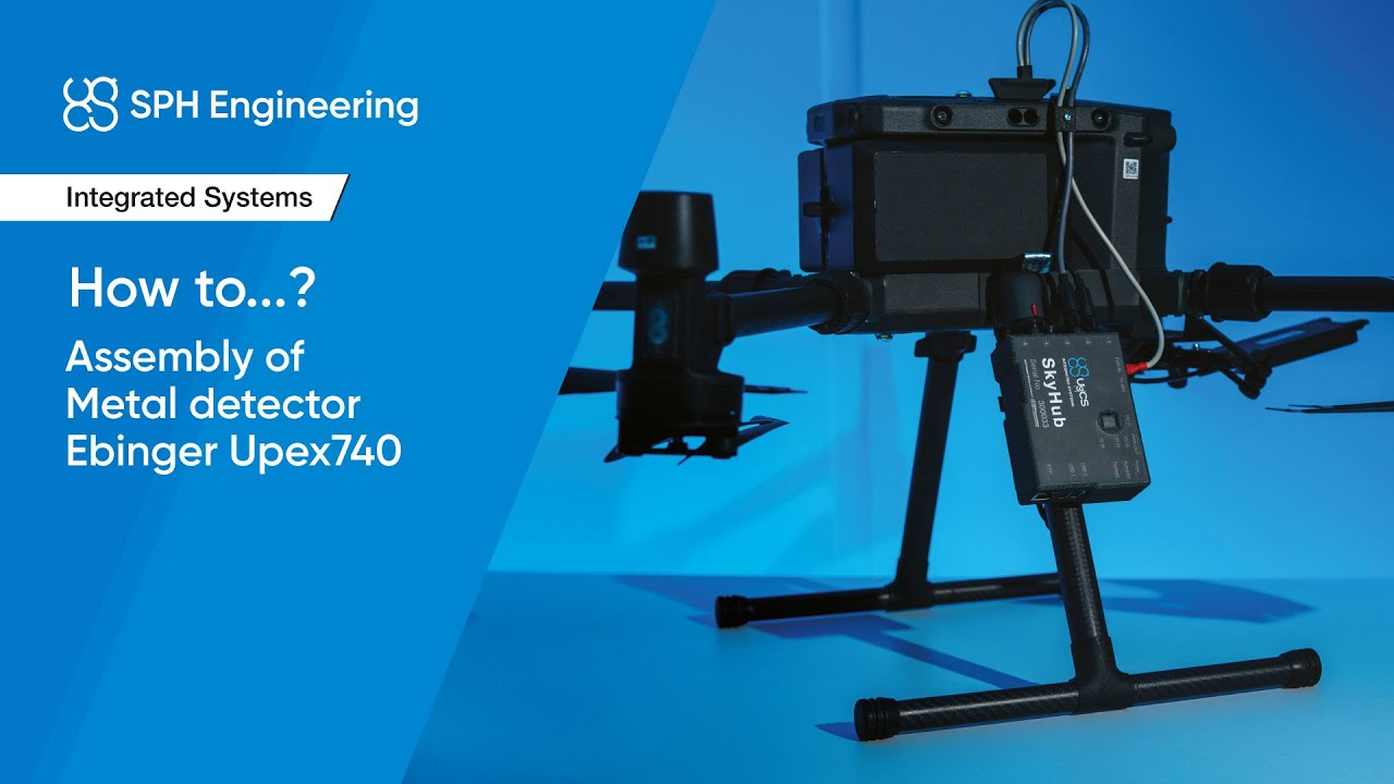 Metal detector Ebinger VEMOS AIR Mk1 on DJI M300/M350 - YouTube