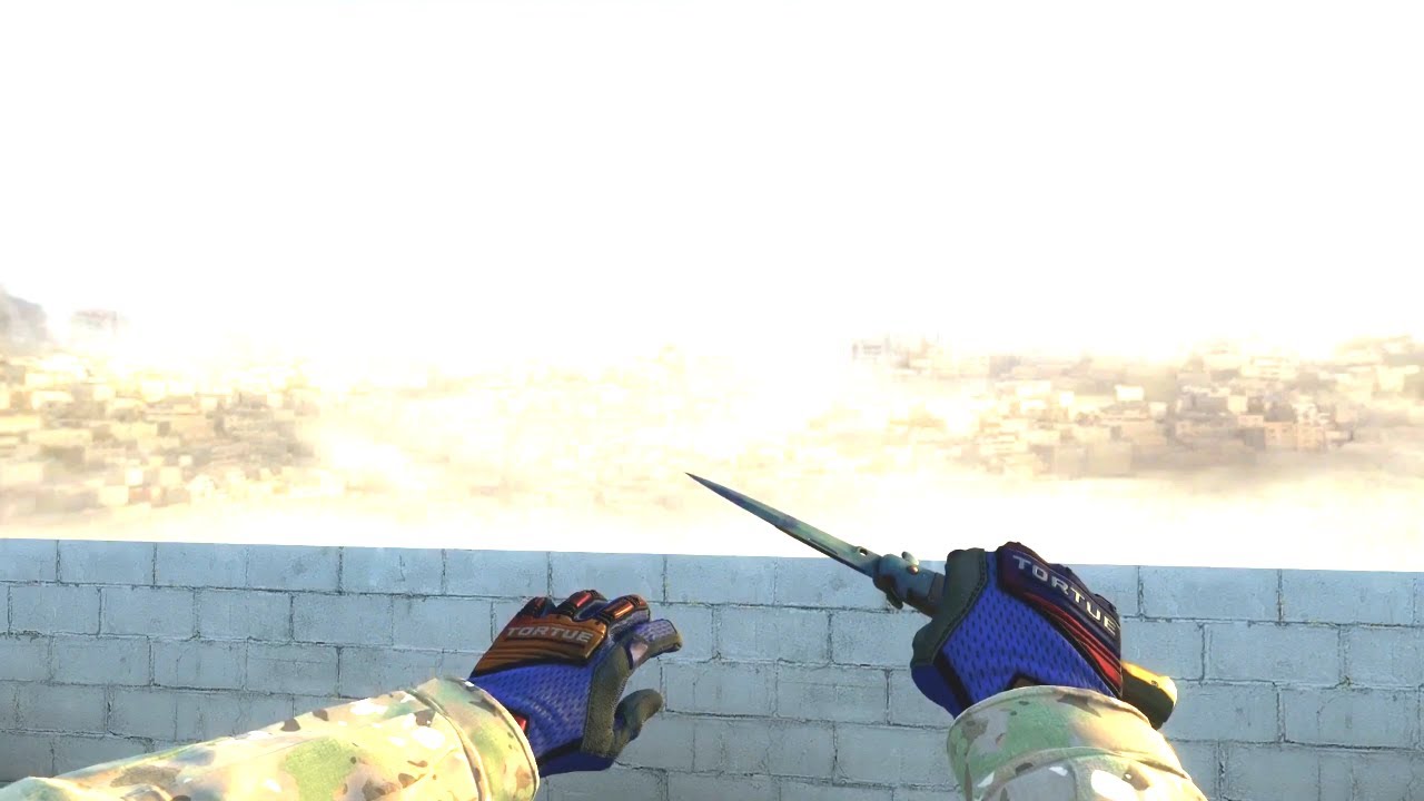 CS:GO STILETTO KNIFE BLUE GEM (SEED 182) | SKIN SHOWCASE - YouTube