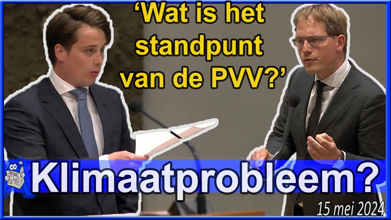Pepijn van Houwelingen probeert PVV-Klimaatstandpunt los te peuteren v ...