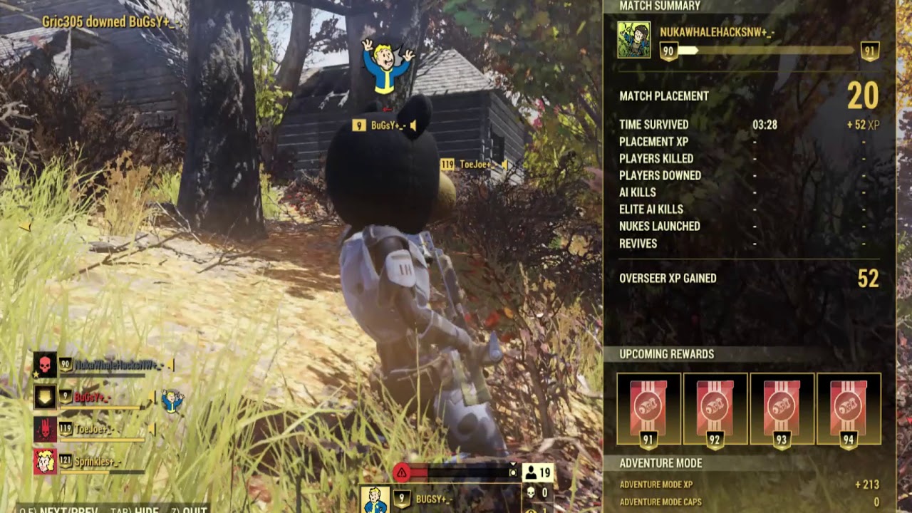Fallout 76 Cheater: Gric305 - YouTube