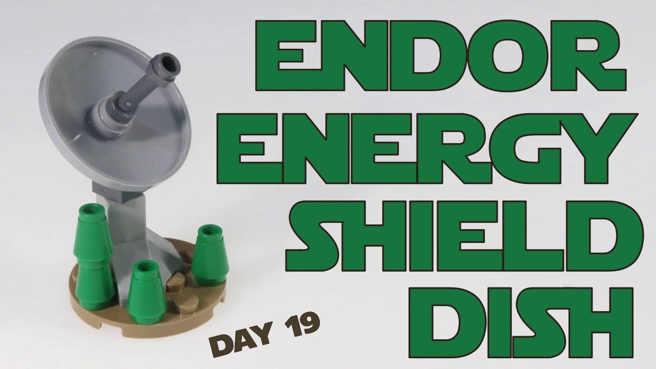 Endor Shield Generator Energy Dish - Day 19 Lego Star Wars Advent ...