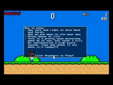 Random and Weird Mario Flash Games - YouTube