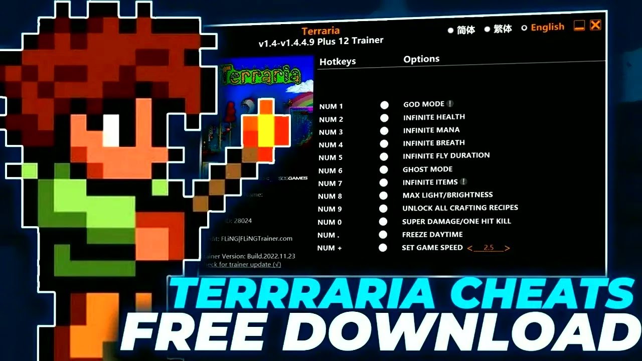 Terraria Mod Menu/Cheats EVER with 15+ EPIC Features! - YouTube