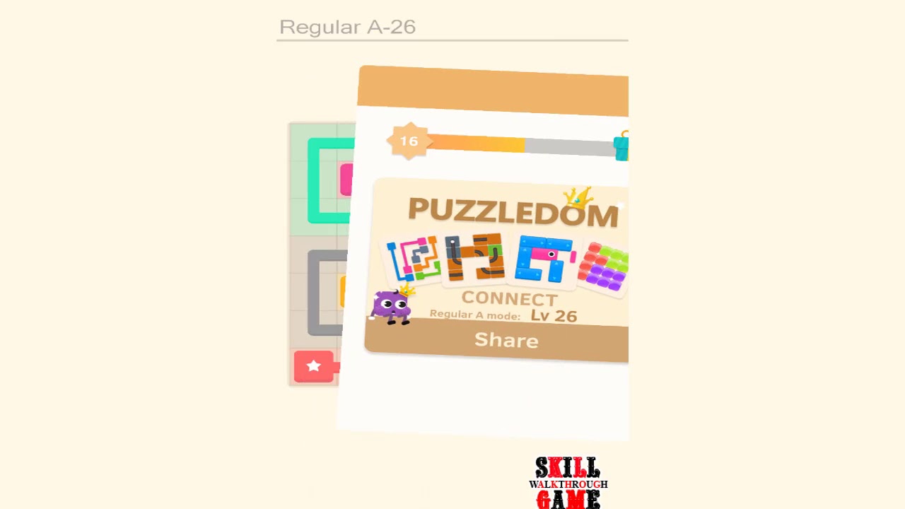 Puzzledom - Connect - Regular A Level 1 - 50 - Walkthrough - YouTube