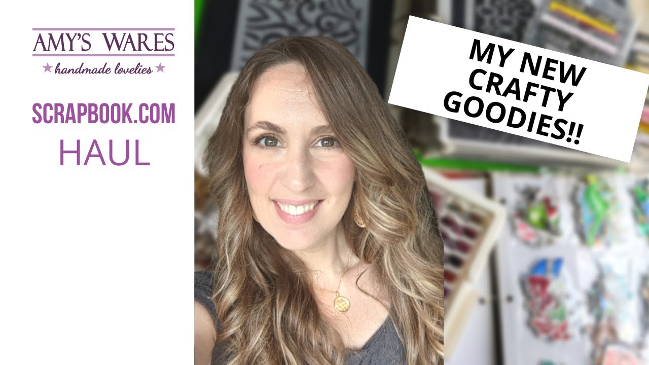 SCRAPBOOK HAUL! Yay for new crafty goodies!! - YouTube