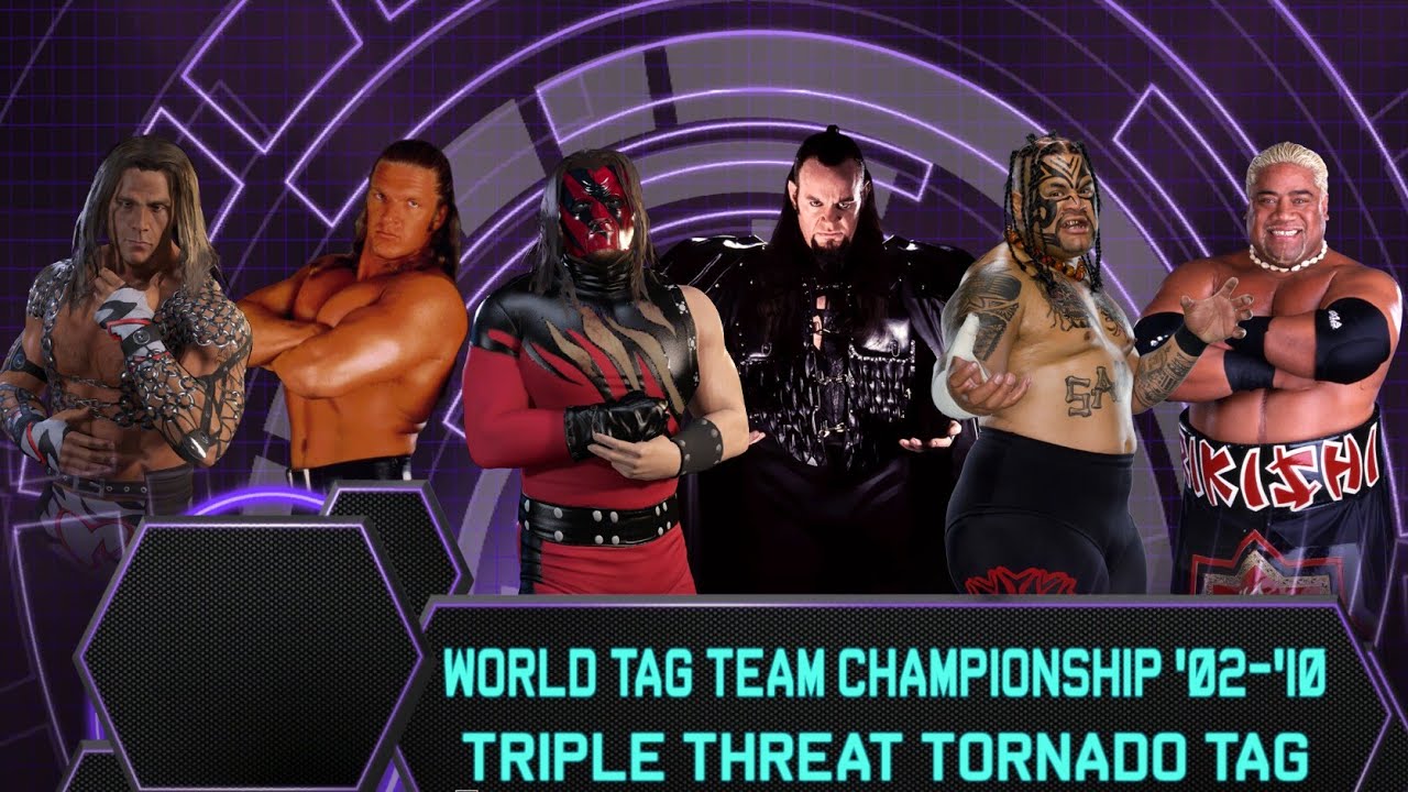 WWE 2K22 - DX VS. Brothers Of Destruction VS. Umaga & Rikishi - Tag ...