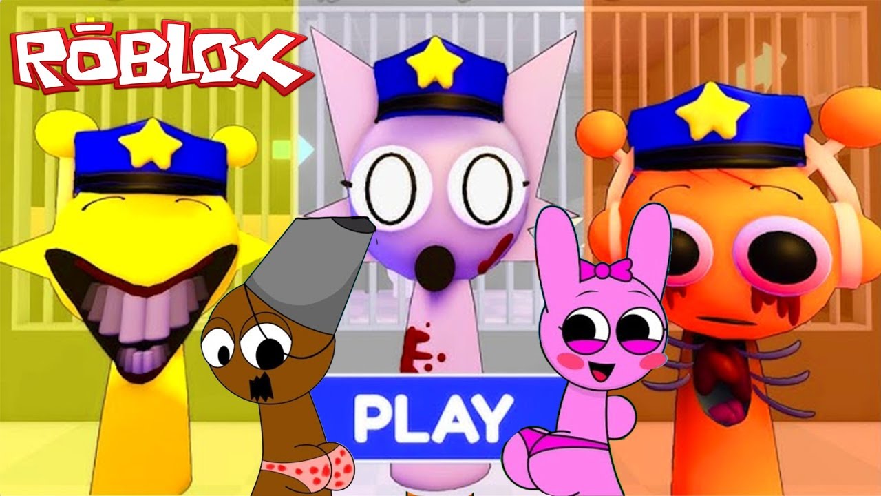 Sprunki Horror Playing Fan Bot Barry's Prison Run Obby | ROBLOX ...