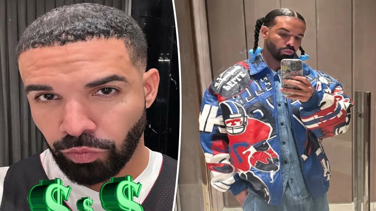 Drake debuts new haircut after being trolled for wearing pigtails with ...