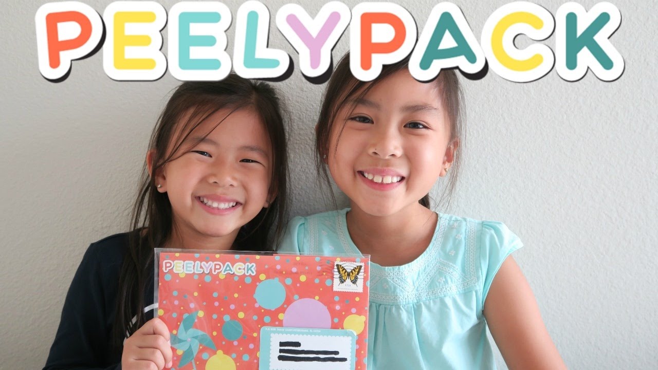 PeelyPack Sticker Subscription Opening - YouTube